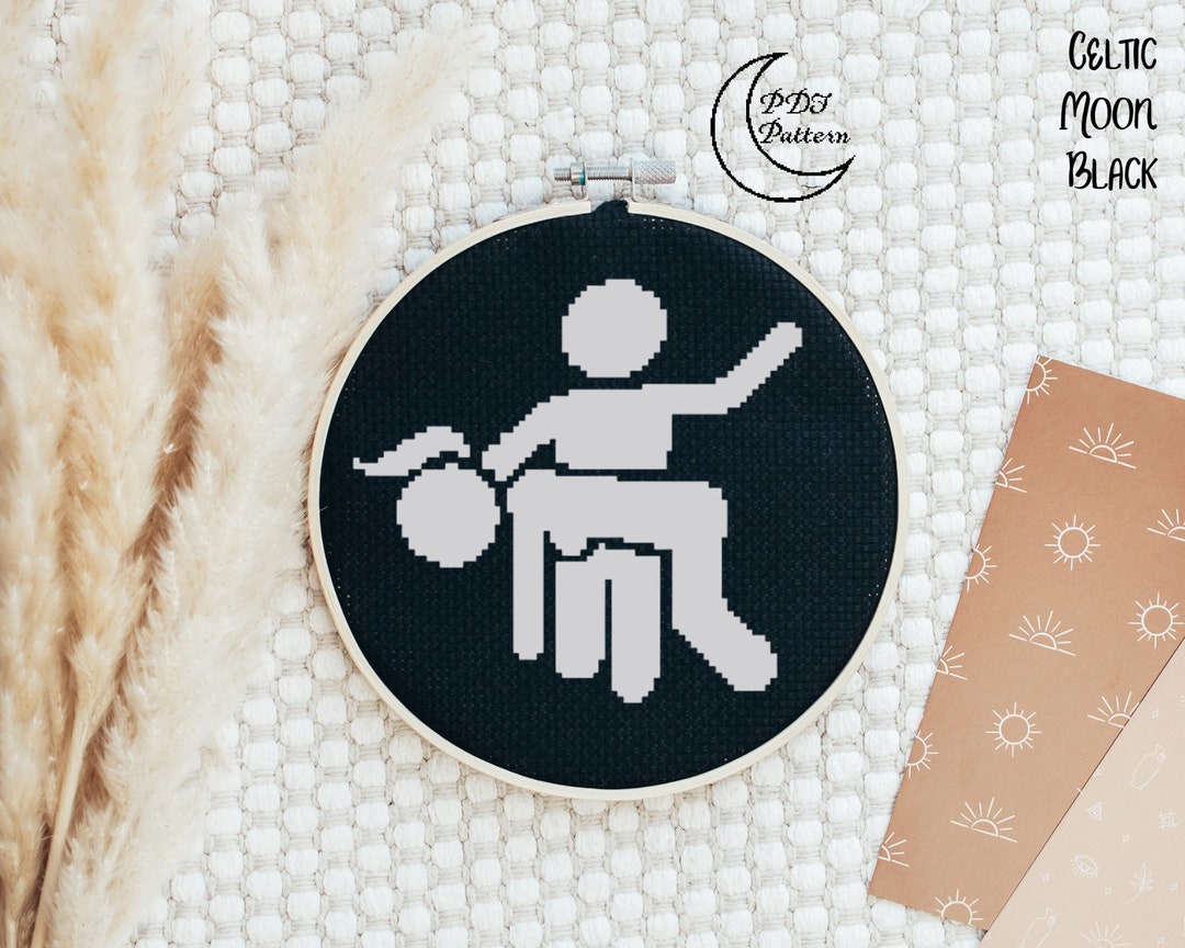 OTK Spanking Stick Figure Cross Stitch Pattern (PDF) - Etsy