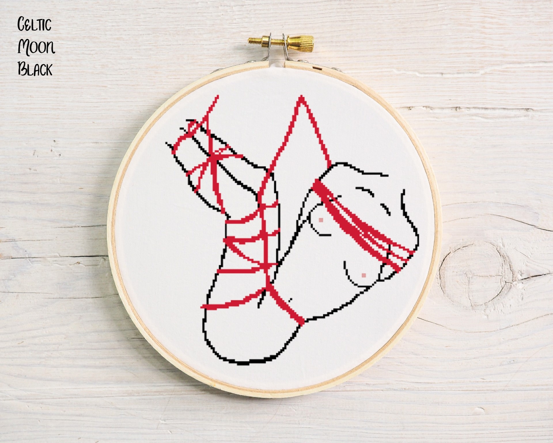 Bunny Cross Stitch Pattern, Shibari, Bdsm, Submissive, Cross Stitch ...