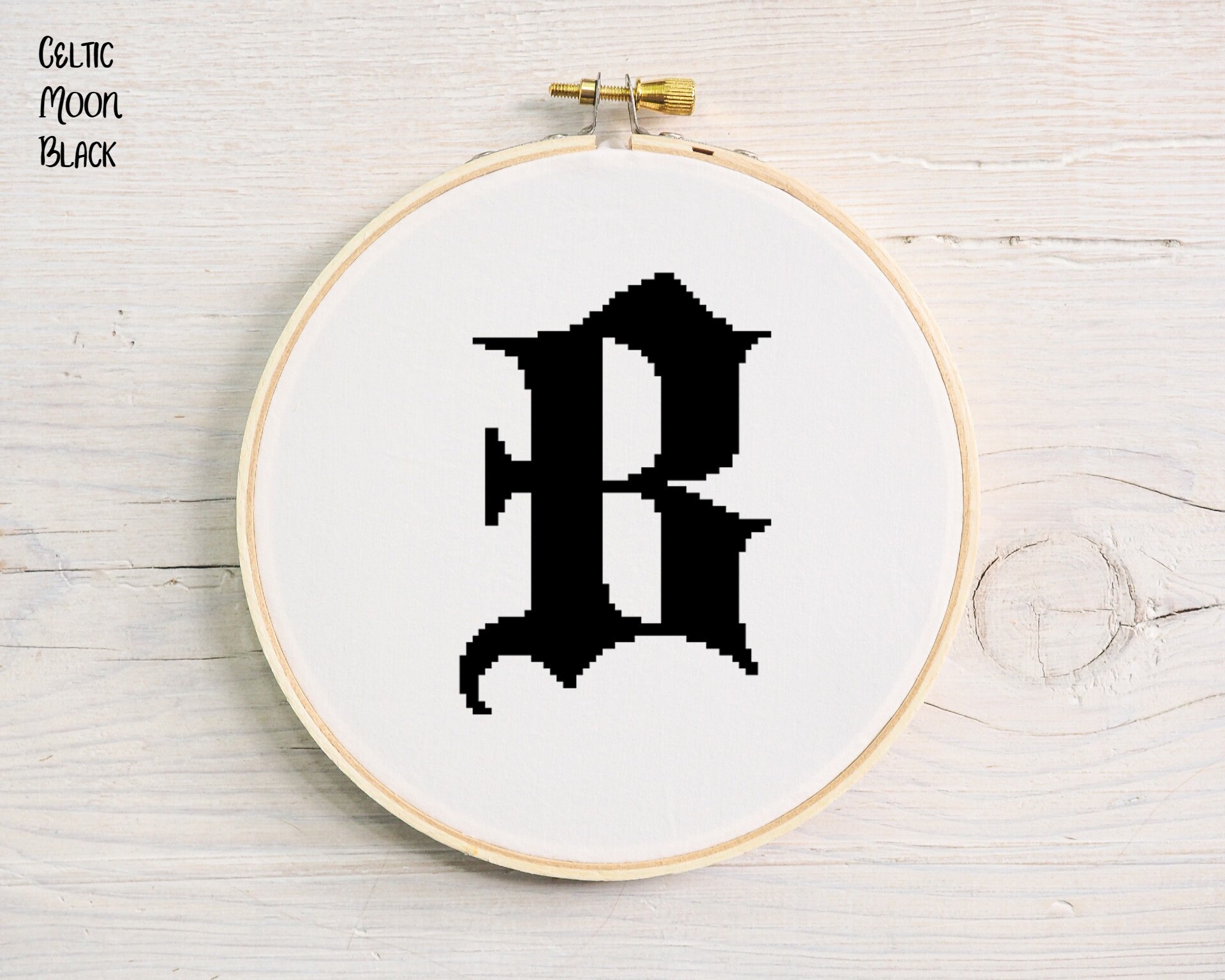 Letter B Cross Stitch Pattern Instant PDF Download Modern - Etsy