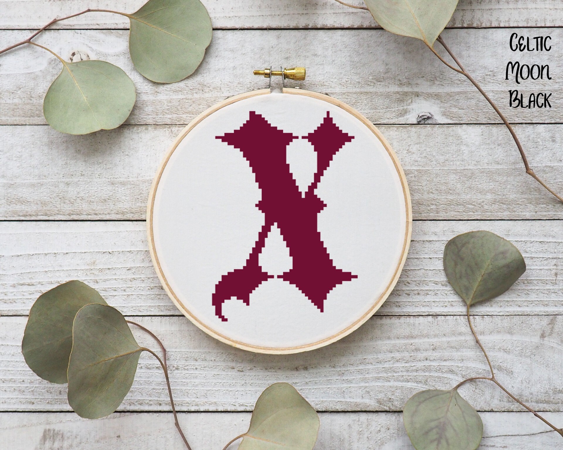 Letter X Cross Stitch Pattern Instant PDF Download Modern - Etsy
