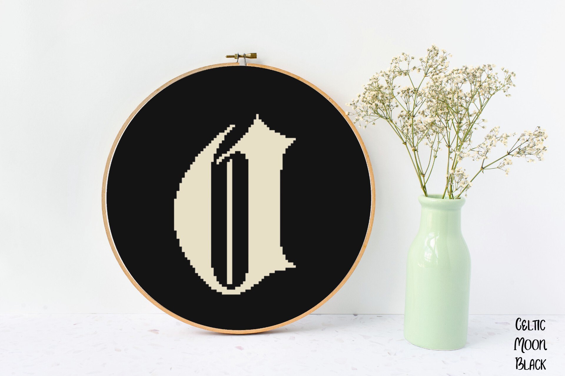 Letter O Cross Stitch Pattern Instant PDF Download Modern - Etsy