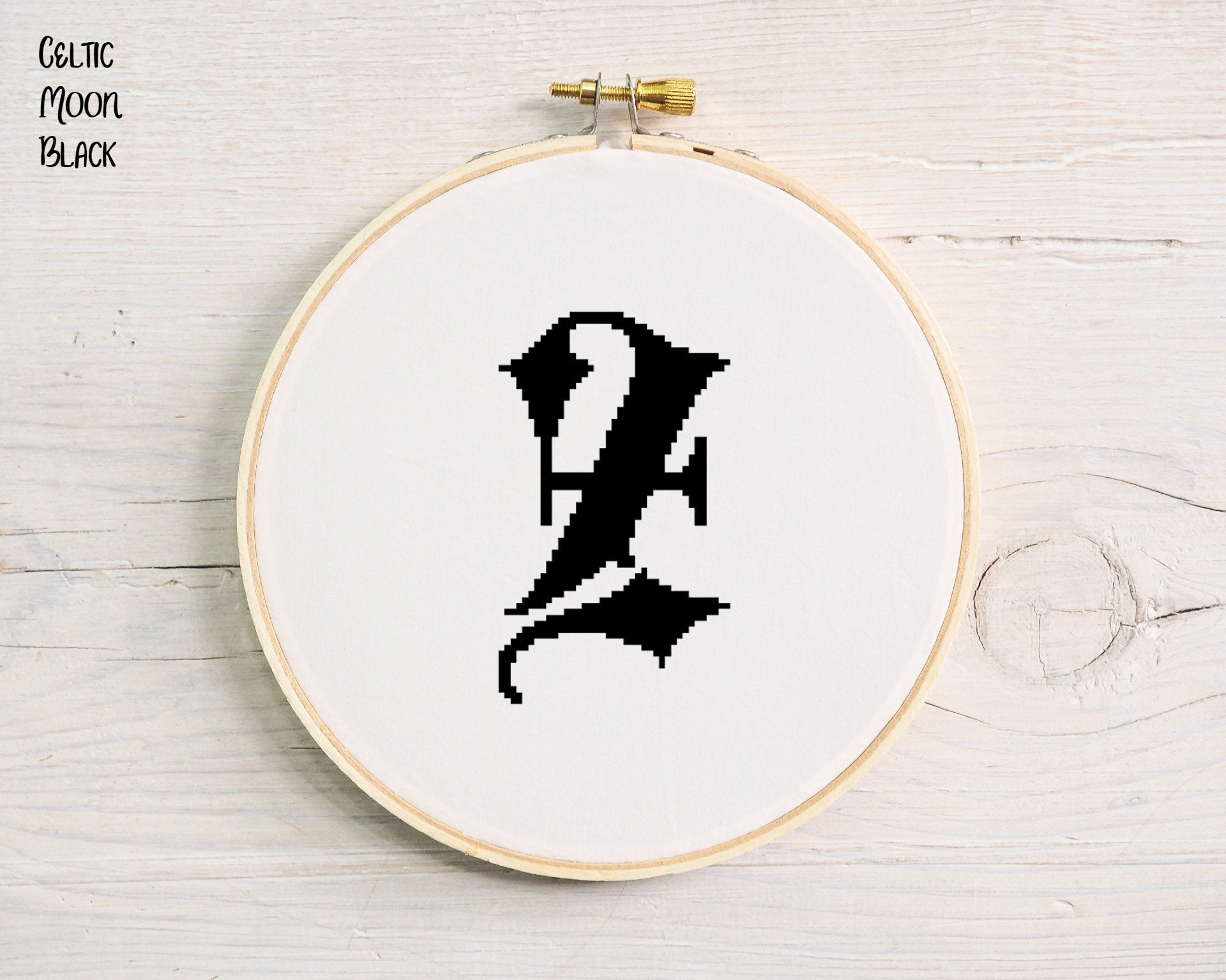 Letter Z Cross Stitch Pattern Instant PDF Download Modern - Etsy