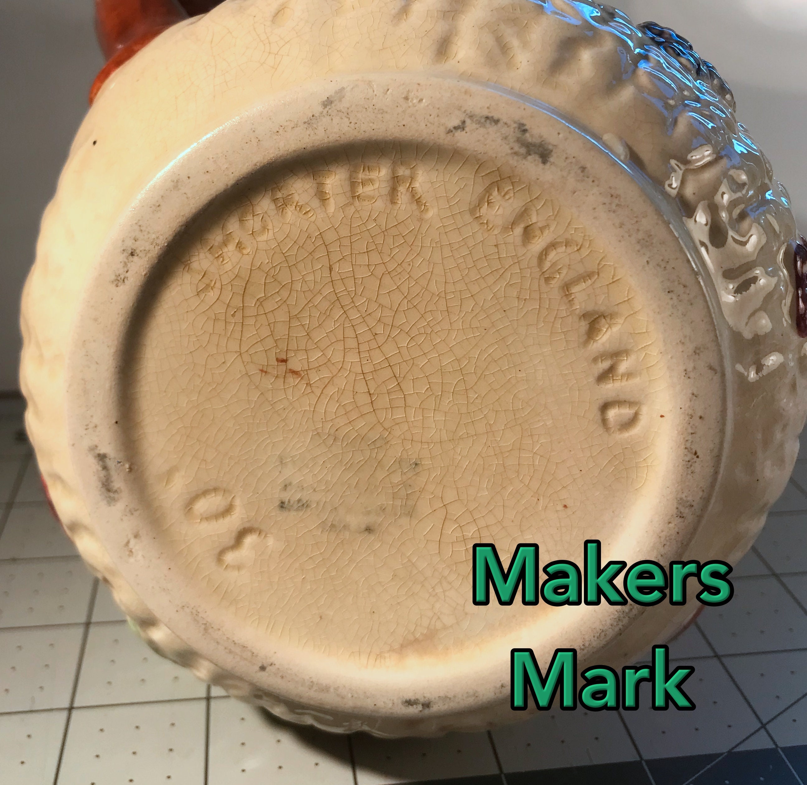 19th Century Shorter & Sons English Bramble Majolica Pitcher Blackberry ...