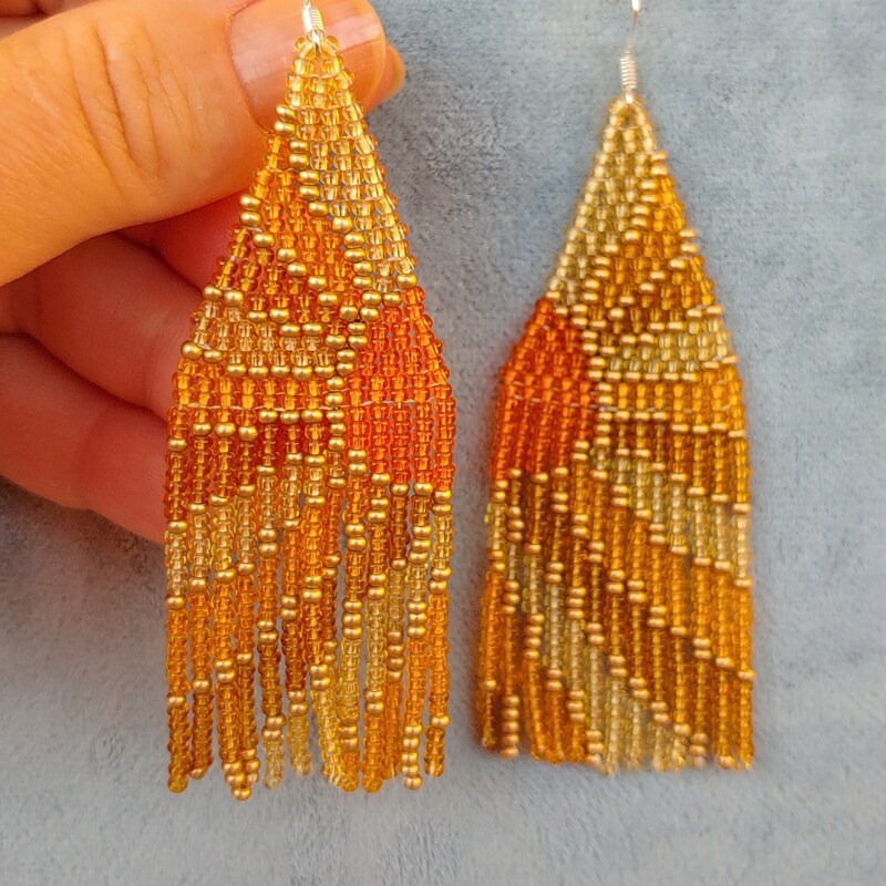 Seed Bead Earrings - Etsy