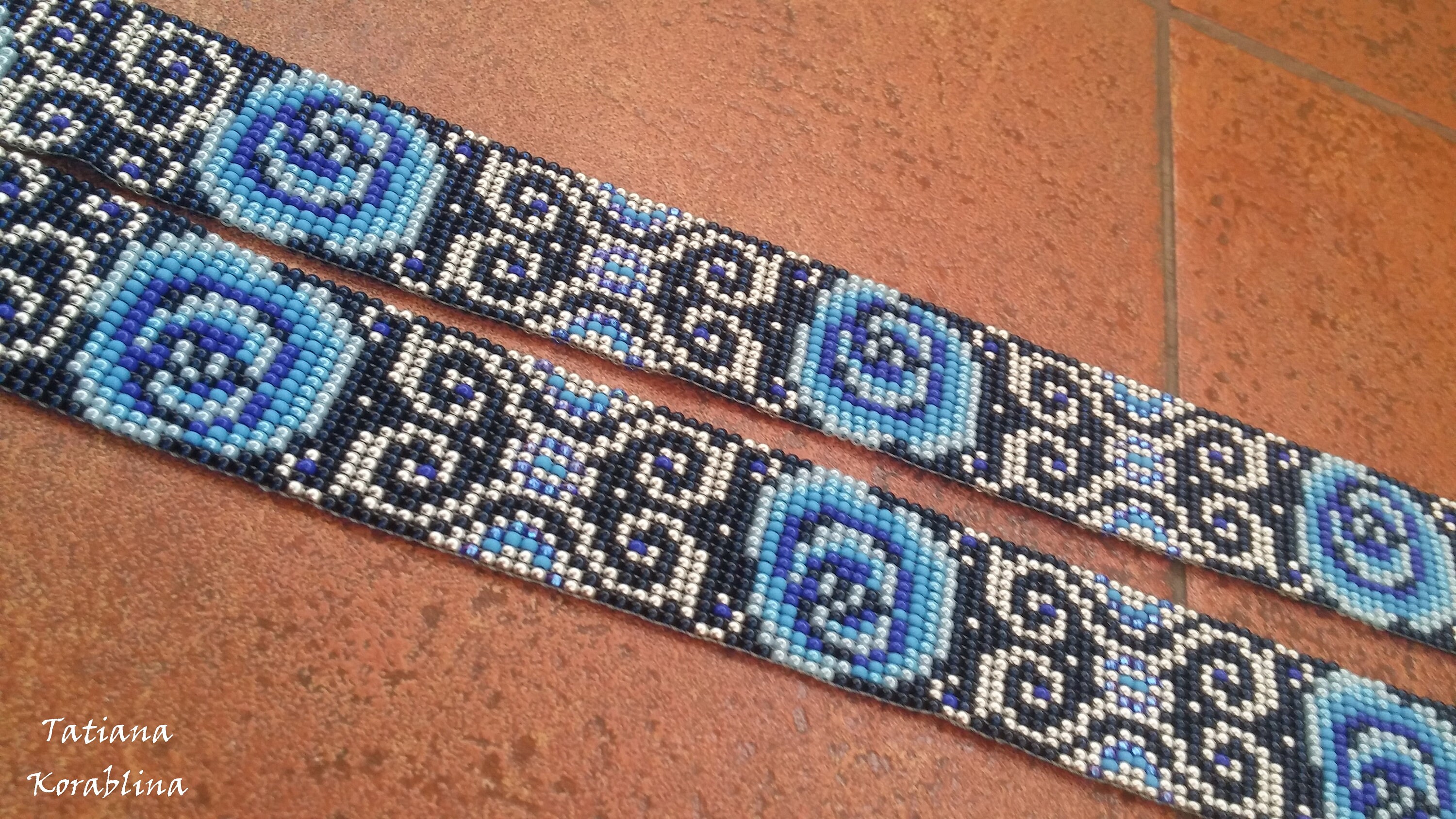 Ukrainian Beaded Winter Flower Gerdan Necklace Bead Loom | Etsy