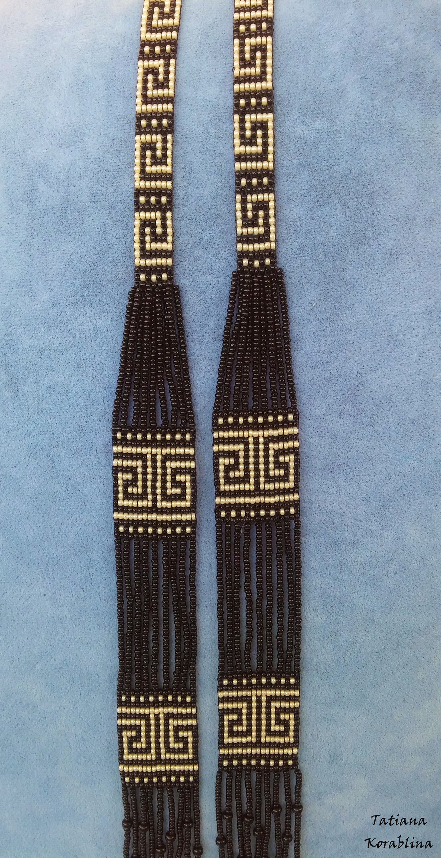 Gerdan Ukrainian Traditional Necklace Ethnic Bead Loom Long | Etsy