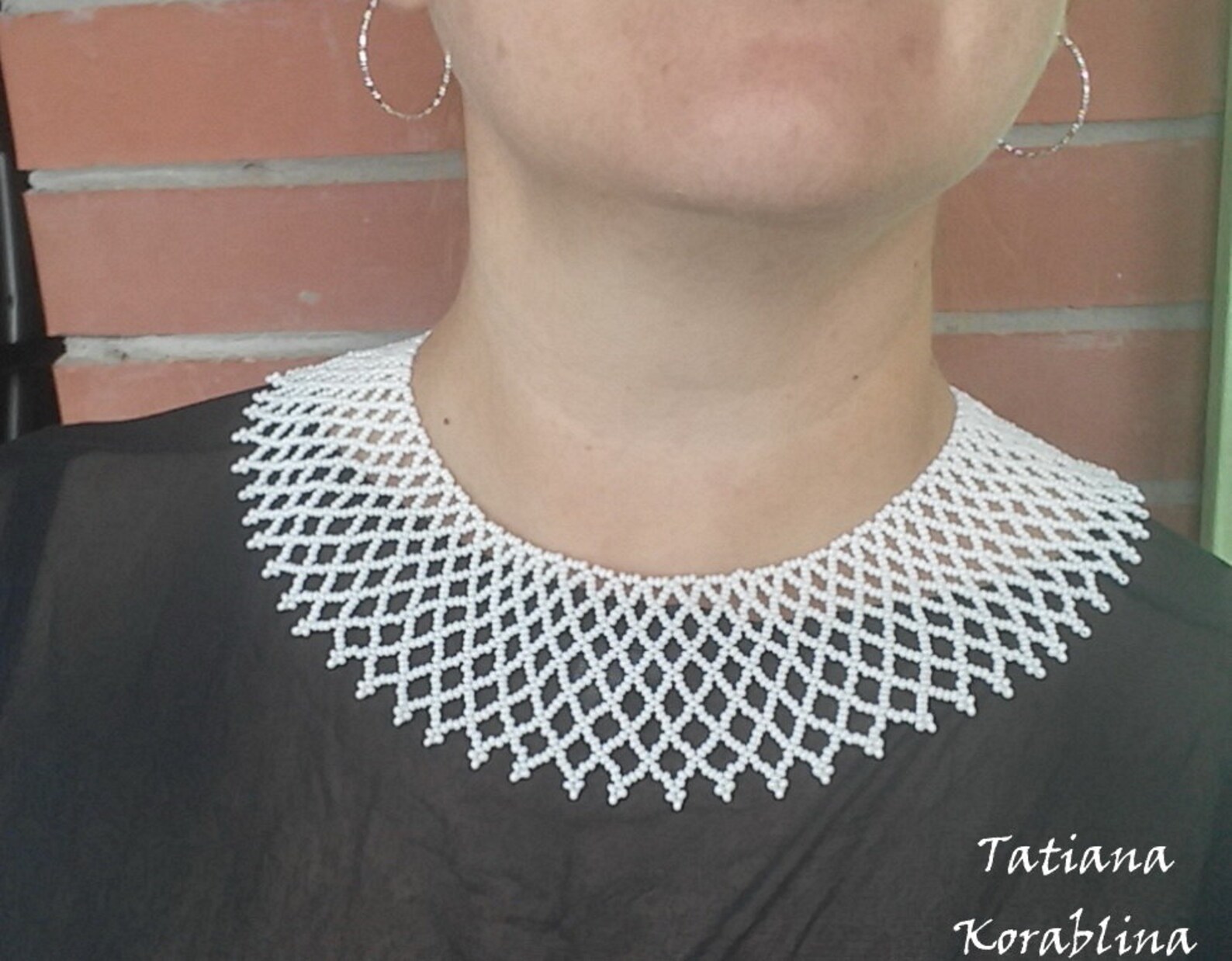 Ginsburg Collar RBG Necklace Beaded Classic Seedbead Necklace - Etsy
