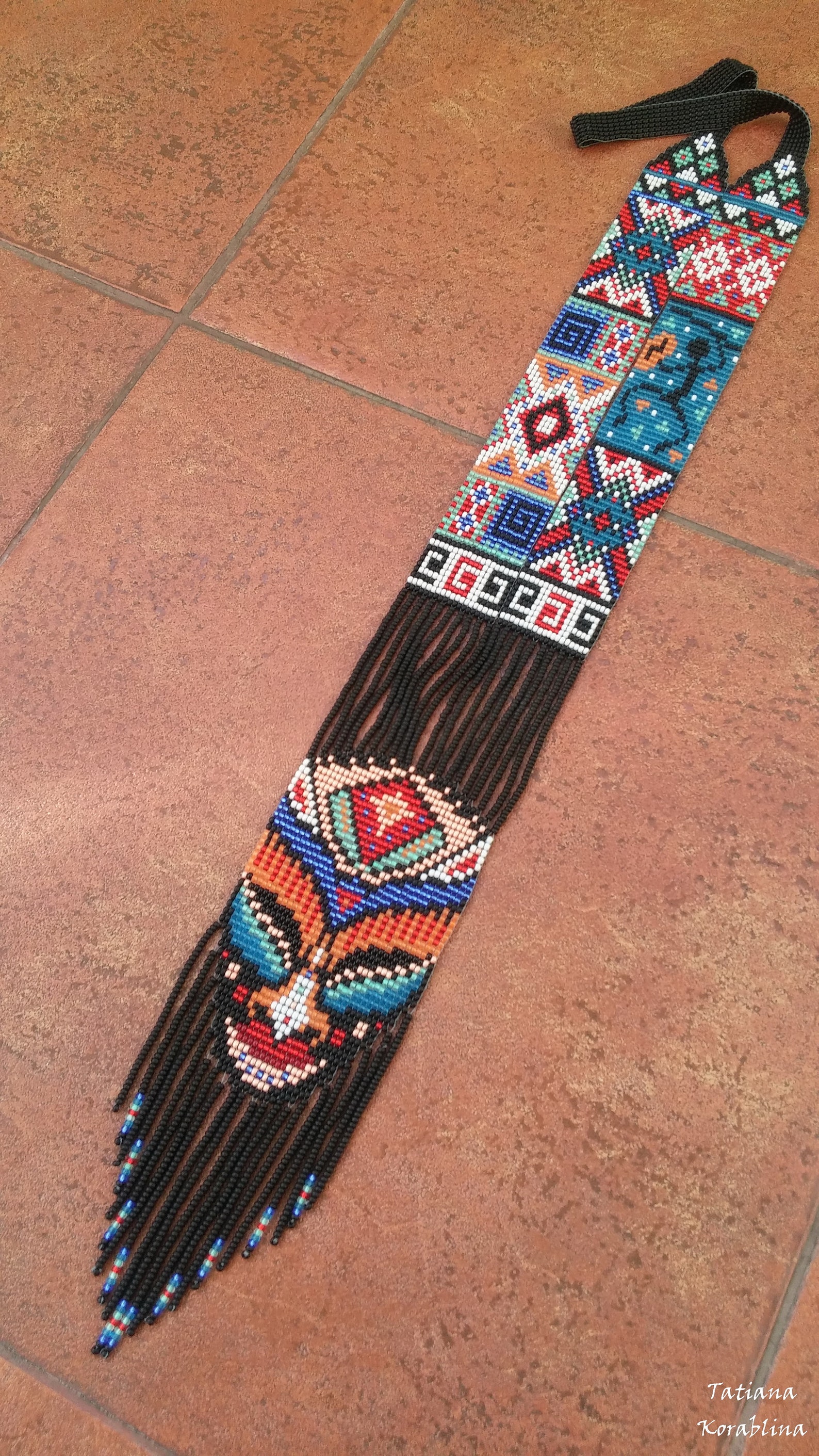 Gerdan Ukrainian Traditional Ethnic Necklace Bead Loom - Etsy