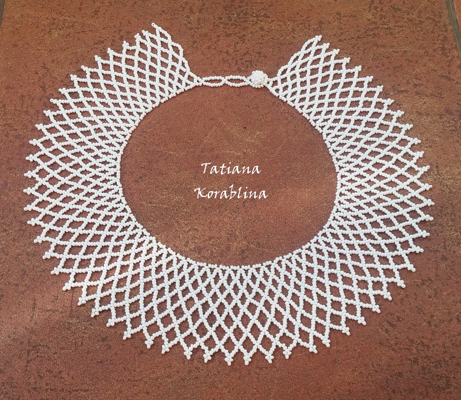 Ginsburg Collar RBG Necklace Beaded Classic Seedbead Necklace - Etsy