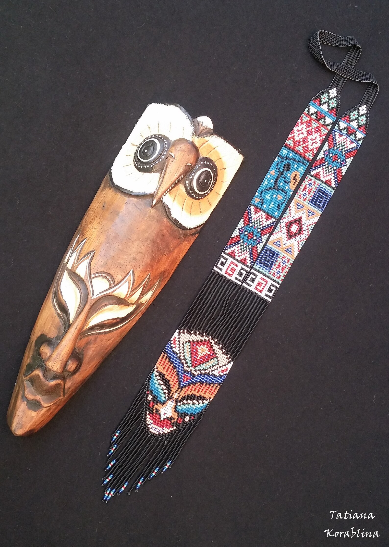 Gerdan Ukrainian Traditional Ethnic Necklace Bead Loom - Etsy