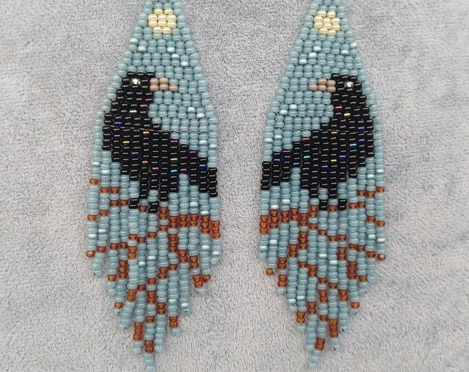 Author's Unique Beaded Earrings Seed Bead Earring - Etsy