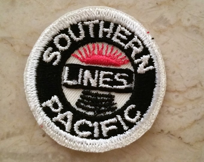 1970s Vintage Southern Pacific Lines Railroad Patch Train Patch ...