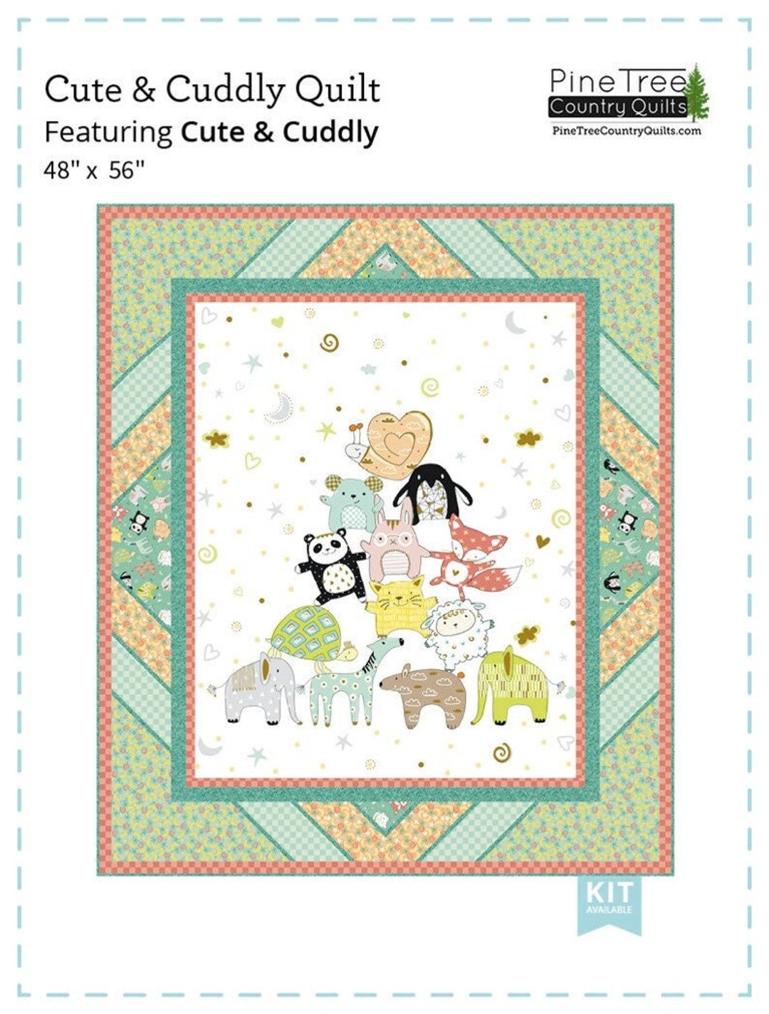 Cute & Cuddly Quilt Kit - Etsy