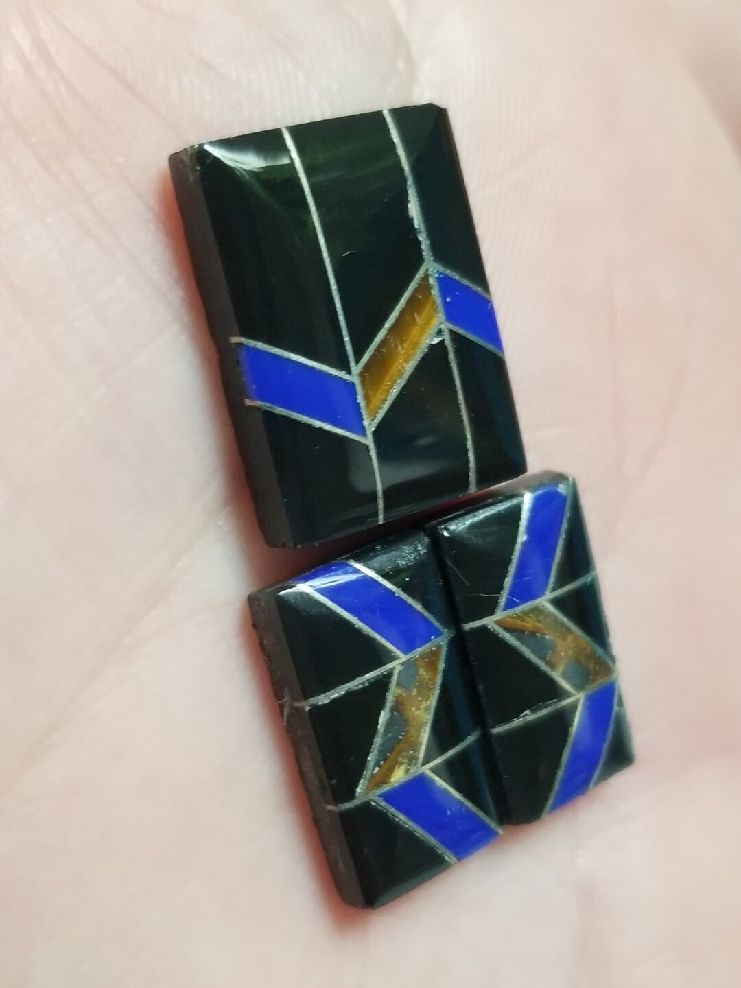 Natural Stones Inlay Set 3 Stones - Etsy