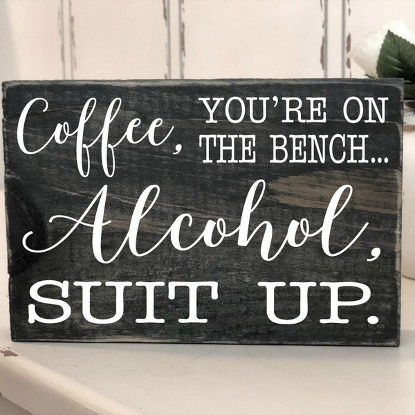 Wooden Coffee Sign - Etsy