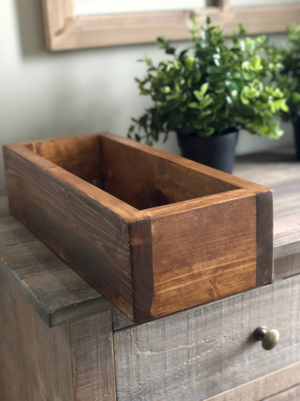 Modern Farmhouse Planter Box Father's Day Gift Father | Etsy