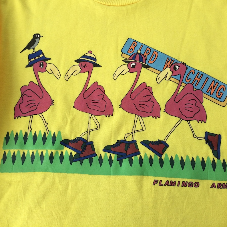 Vintage Flamingo Army Women Rare Streetwear Sweatshirt - Etsy