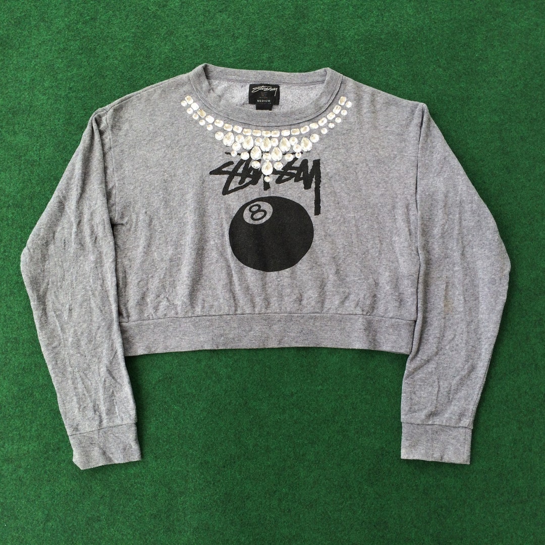 Stussy Swag 90s Hip Hop Style Jacket Women Streetwear Sweatshirt Rare ...