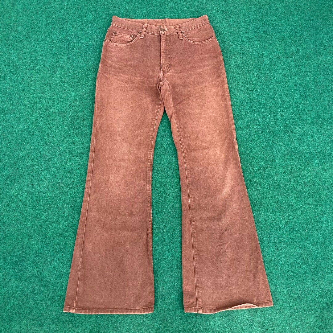 Vintage Edwin Brown Flared Denim Bootcut Sz 29 Jeans - Etsy