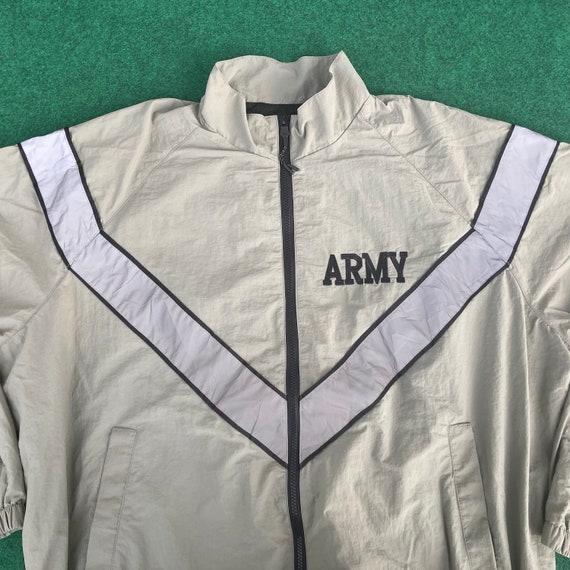 Vintage US Army Military Physical Training PT Zipper … - Gem