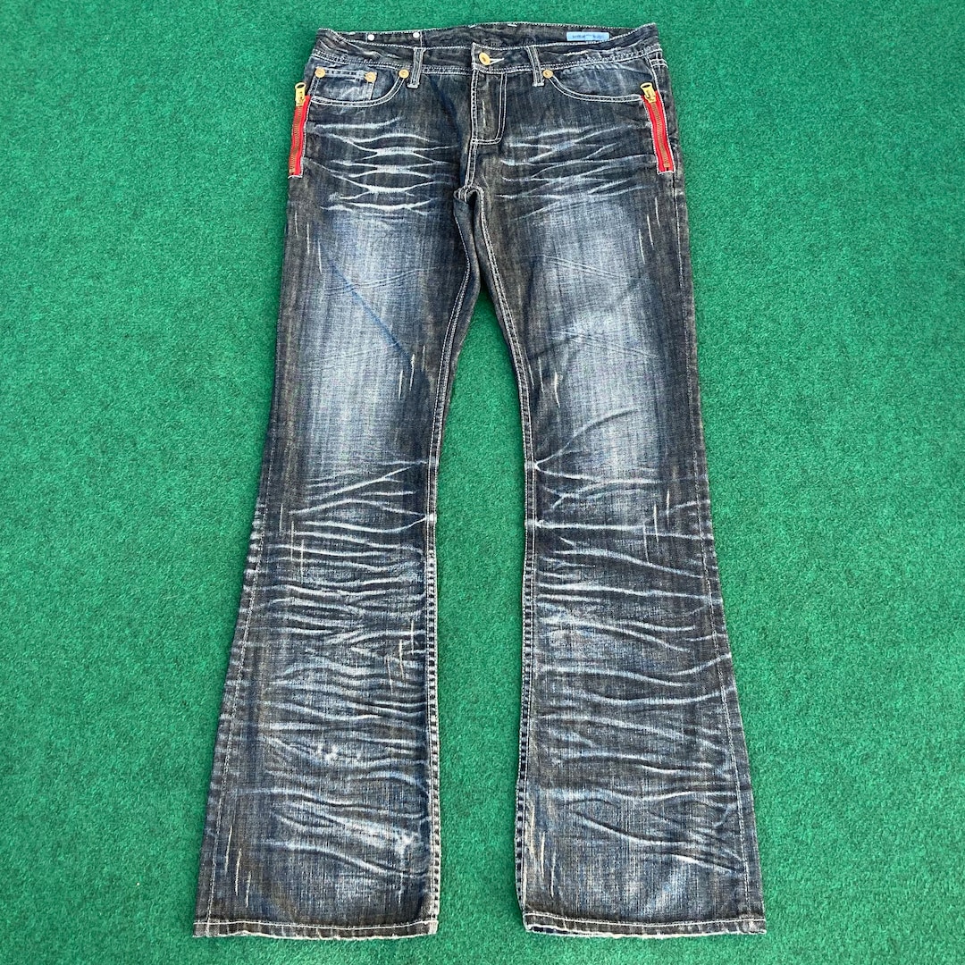 Semantic Design Flared Design Pant Bootcut Sz 36 Jeans - Etsy