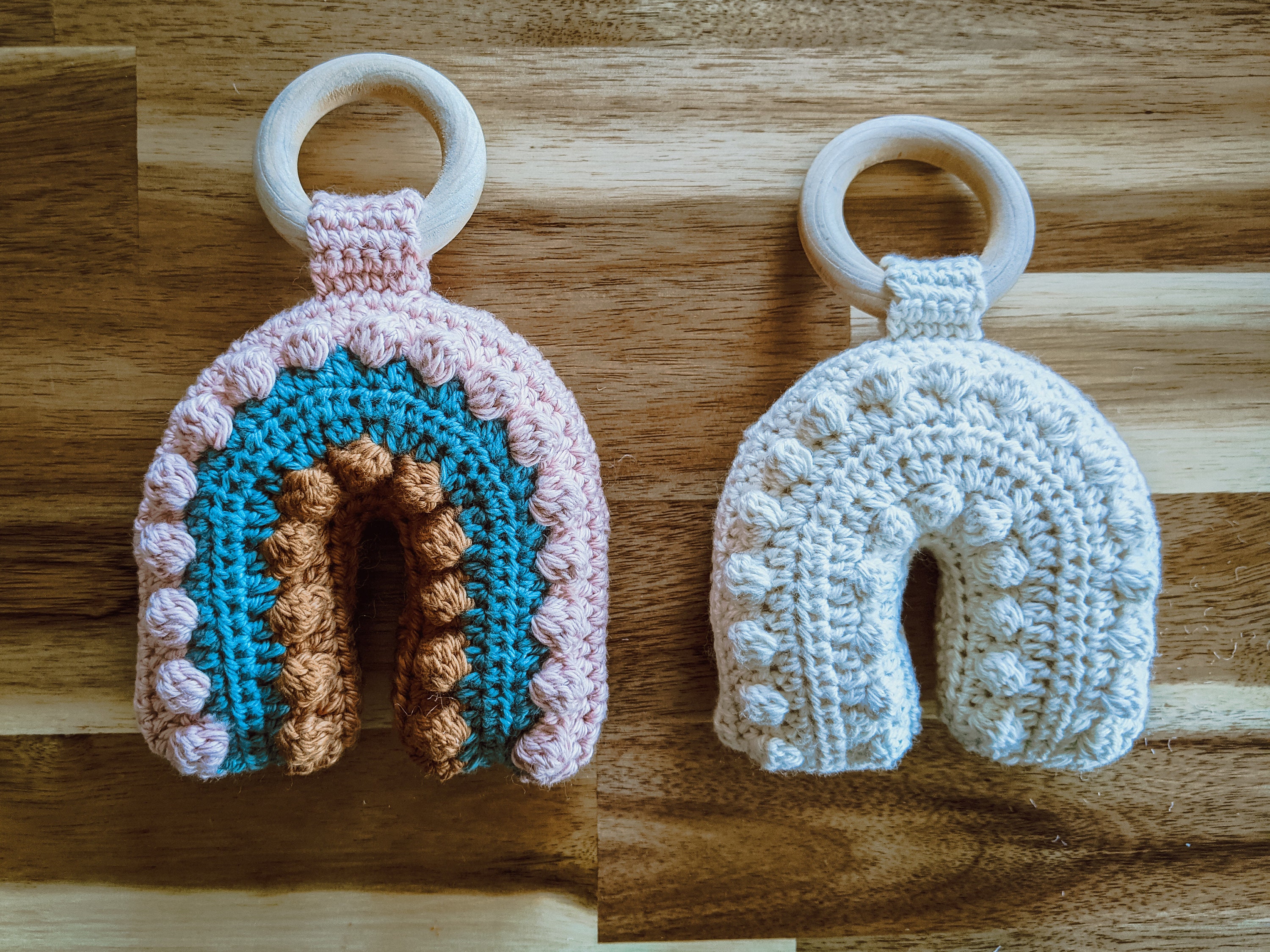 Crochet Rainbow Teether Pattern - Etsy