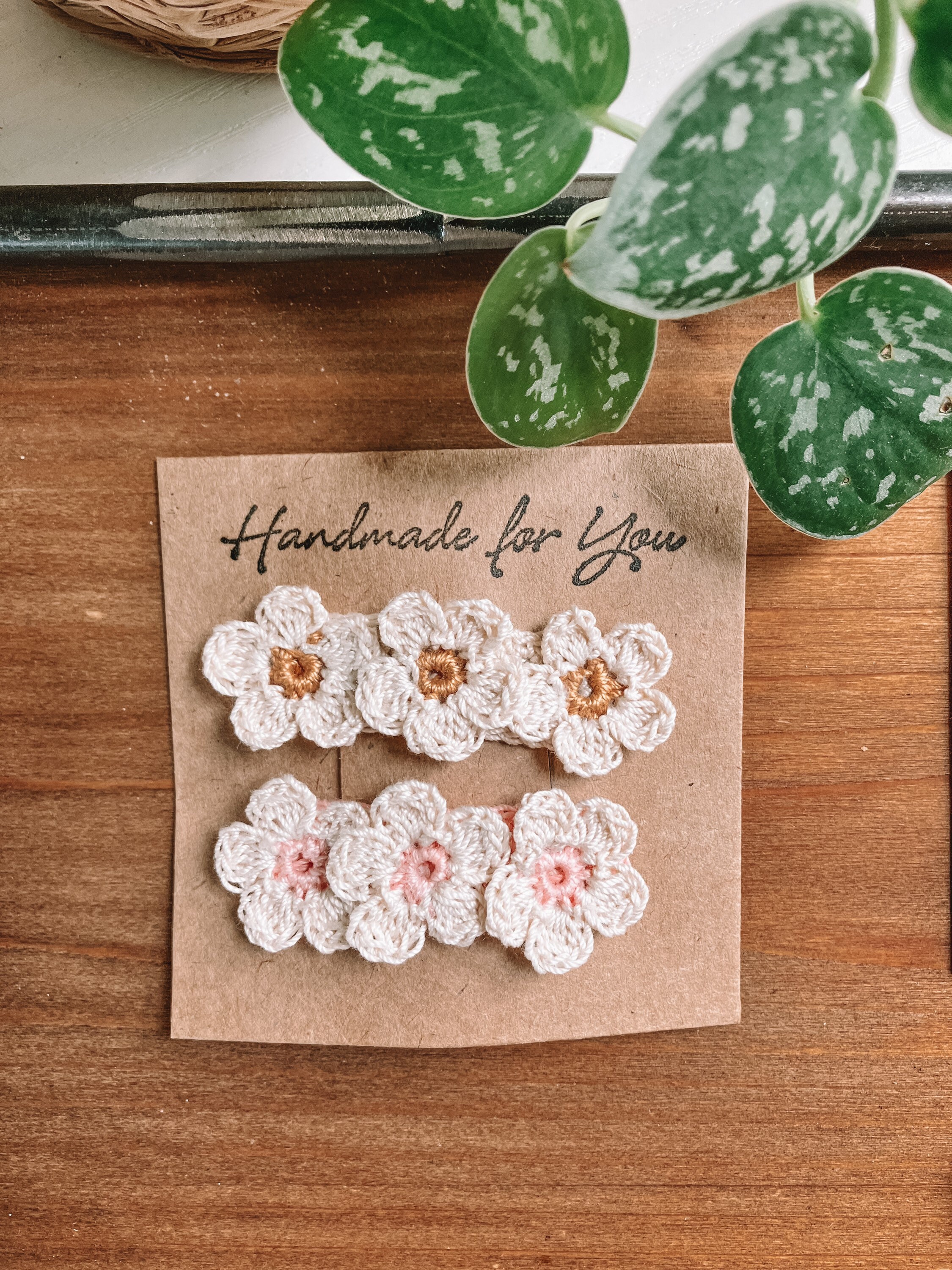 Crochet Hair Snap Pattern Hair Clip Crochet Hair Accessories - Etsy