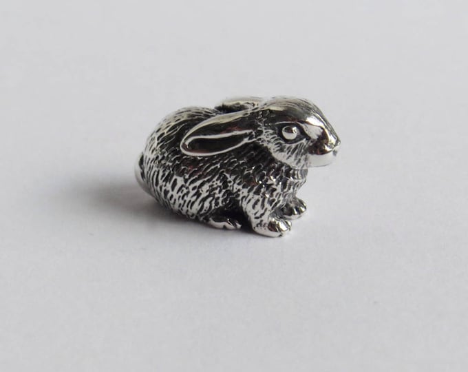 Rabbit Solid Silver Figurine - Etsy