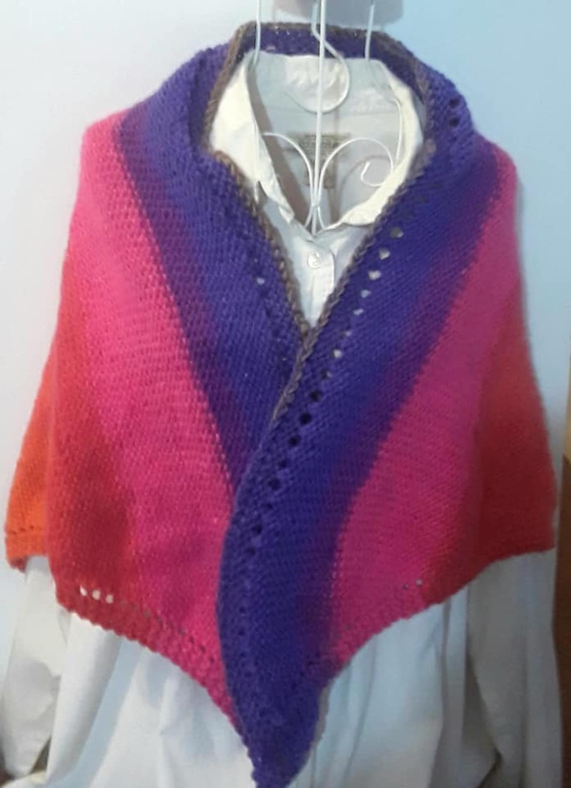 Rainbow Summer Shawl - Etsy