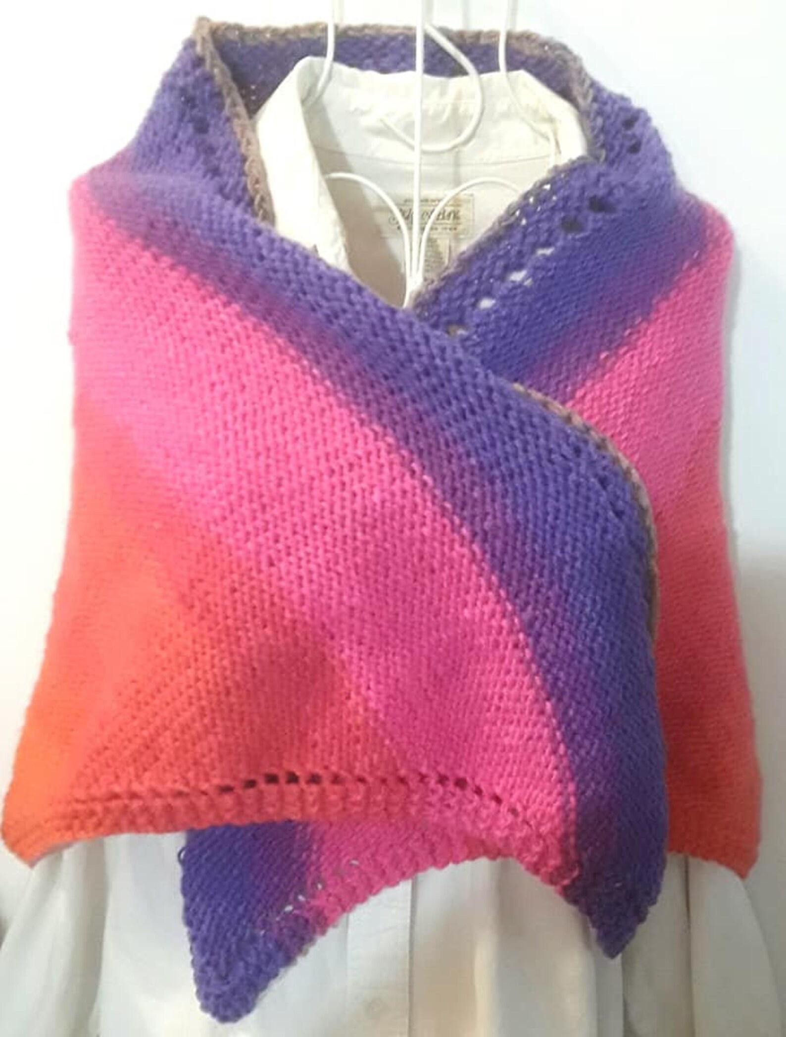 Rainbow Summer Shawl - Etsy