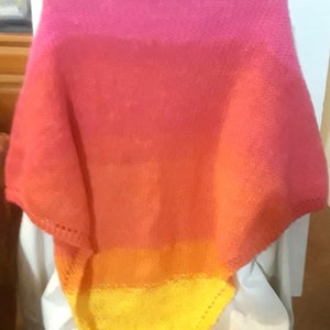 Rainbow Summer Shawl - Etsy