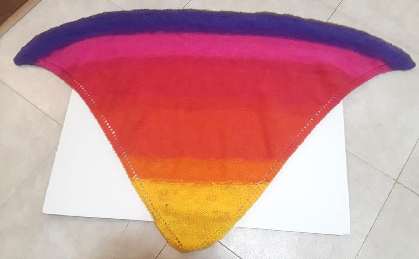 Rainbow Summer Shawl - Etsy