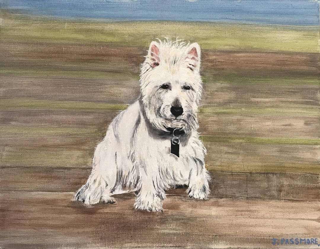DOUGIE. Oil Painting, Fine Art, Original, on Canvas, for Sale. - Etsy
