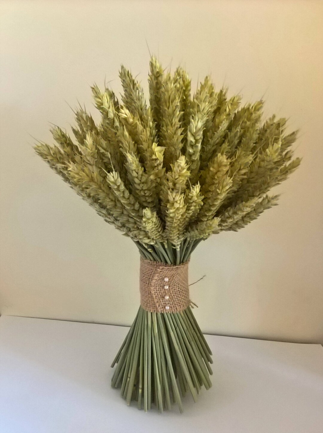 Dried Wheat Bouquet, Natural Home Decor, Dried Wedding Flowers, Rustic ...