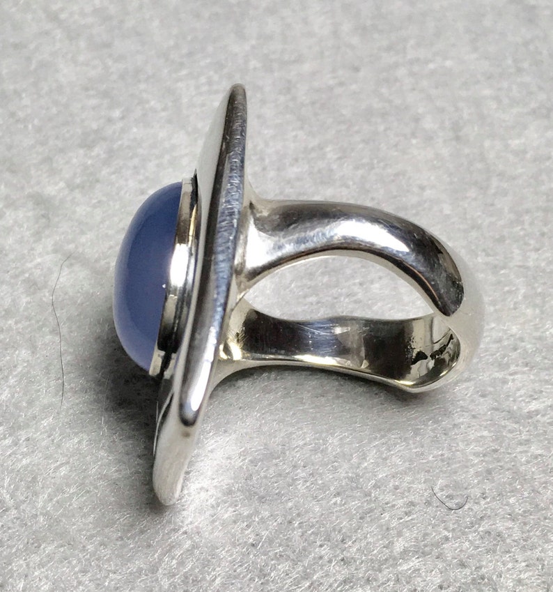 Chalcedony Ring - Etsy