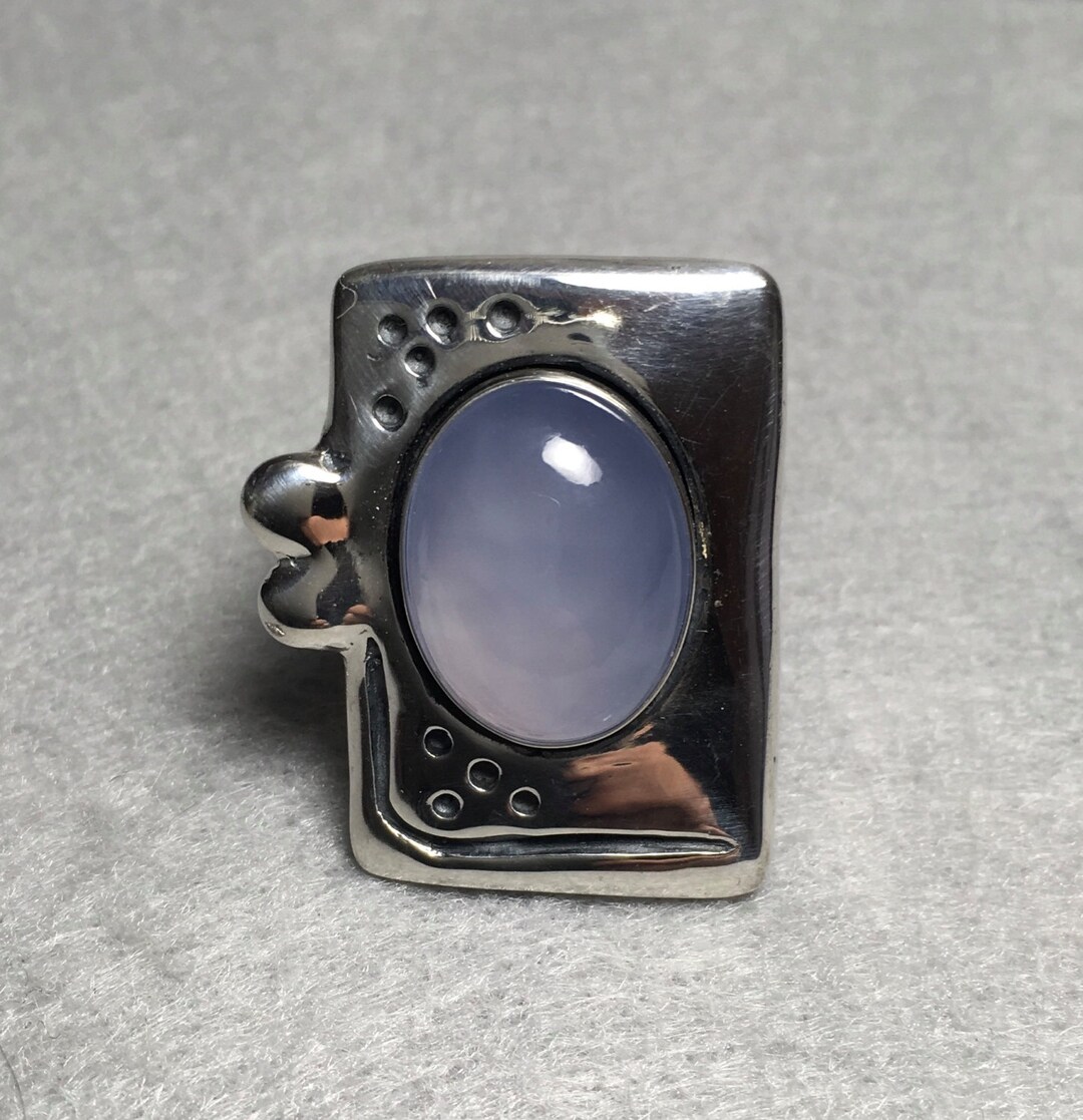 Chalcedony Ring - Etsy