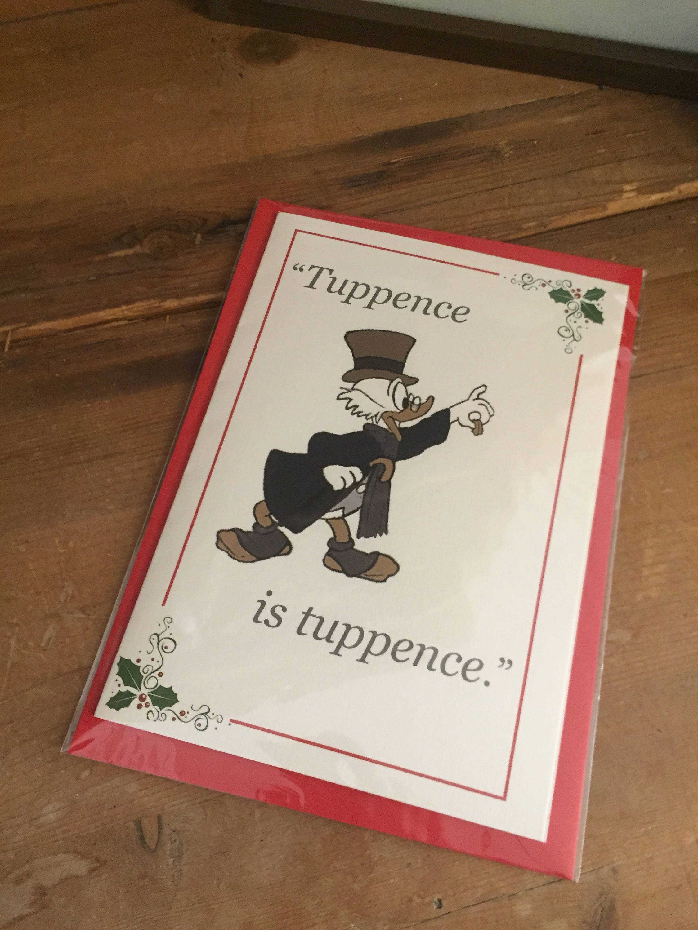 Charles Dickens/disney, A Christmas Carol- Scrooge 'tuppence is ...