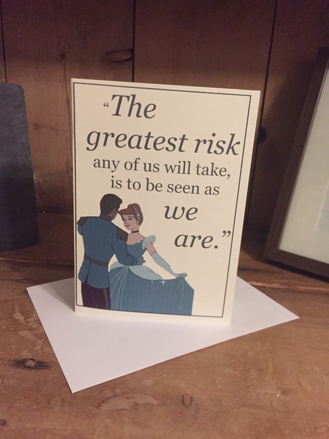 Disney, Cinderella (1950) 'the Greatest Risk Any of Us Will Take is to ...