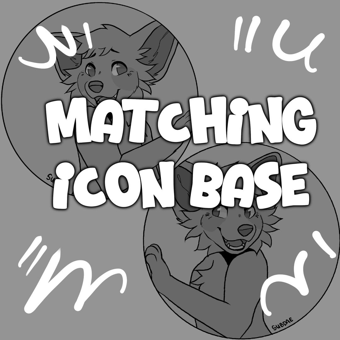 Paws Up! Matching Icon Furry Base - Etsy Australia