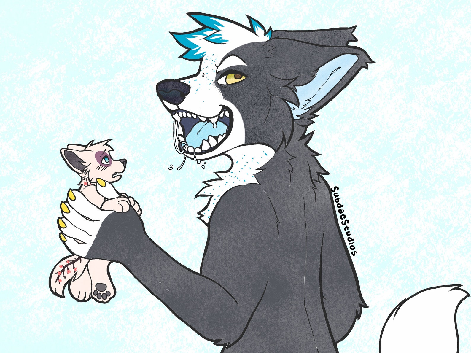 Caught Furry Maw Vore Base - Etsy UK