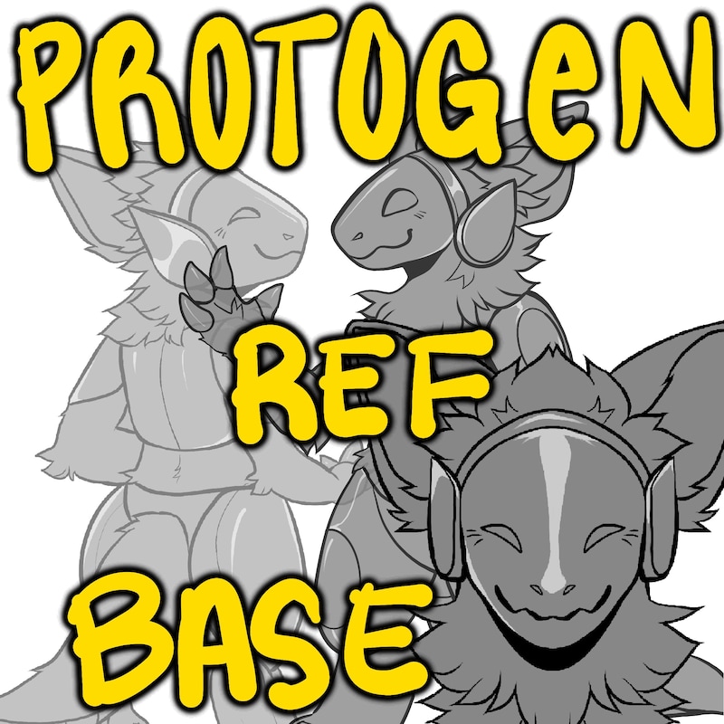 Furry Reference Base Protogen - Etsy