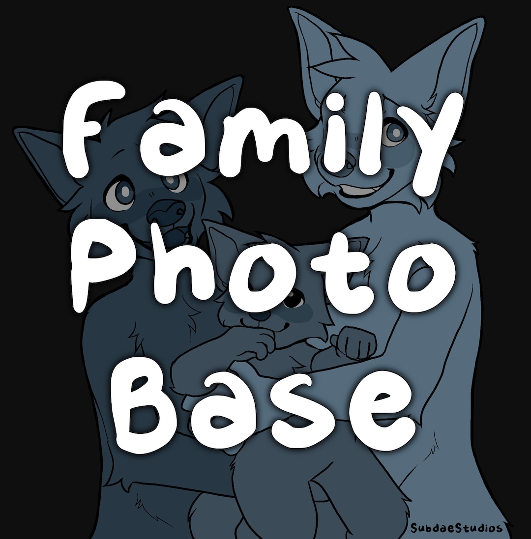 Family Furry Photo Base - Etsy