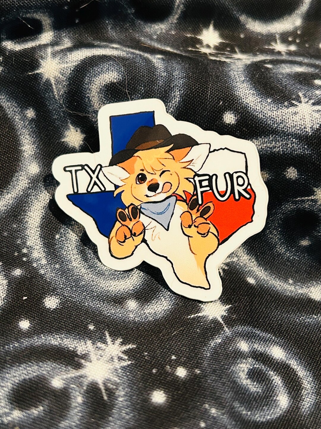 Texas Fur Sticker Furry Art Merch - Etsy