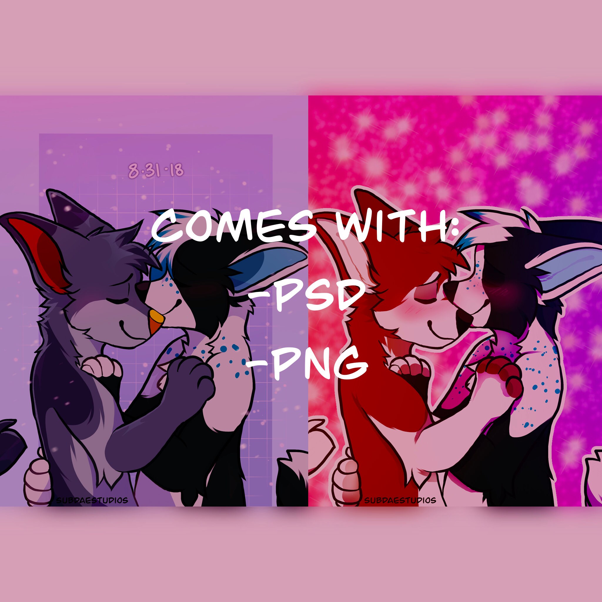 Furry Friends Couple Hug Base - Etsy