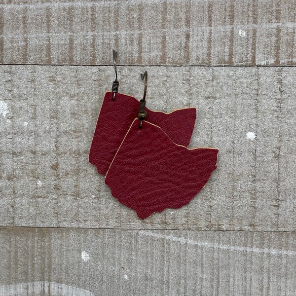 Ohio State Faux Leather - Etsy