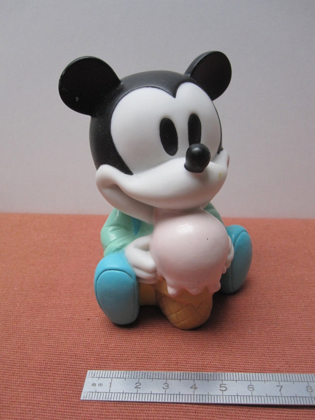 Squeaky Baby Mickey Mouse and Ice Cream Christmas Rare Vintage ...