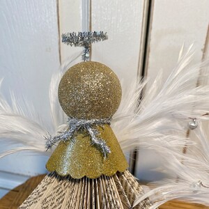 Book Angel, Folded Book Angel, Christmas Angel, Handmade Angel - Etsy