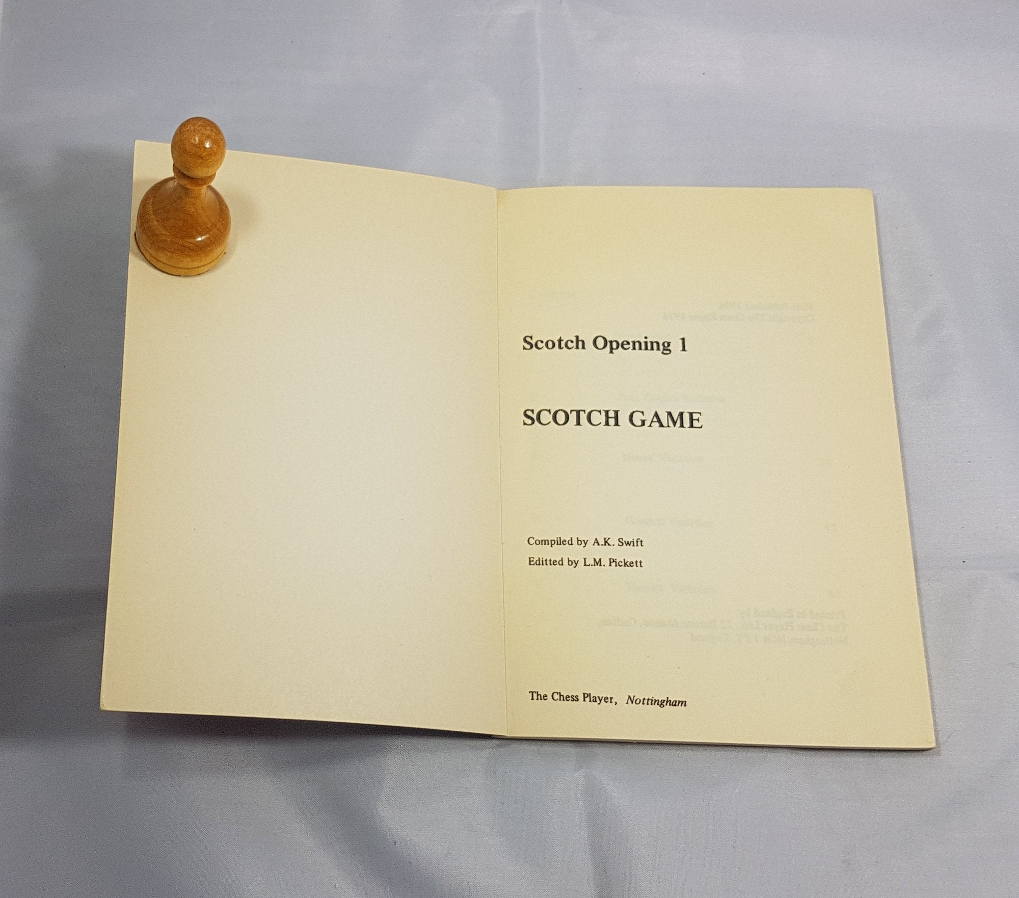 Chess Book Collection, Old Chess Book, Vintage Chess Book, Chess Book ...