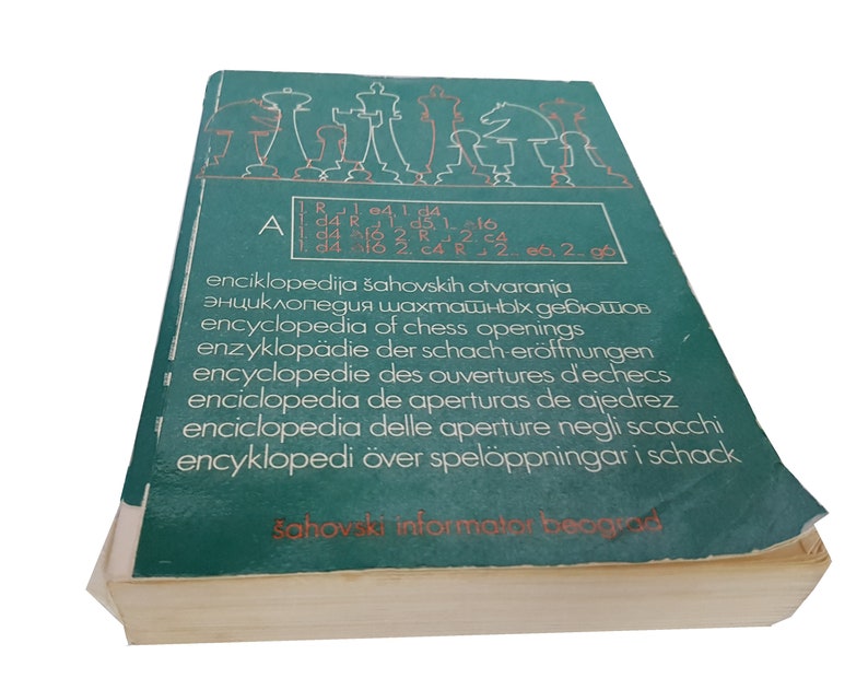 Chess Book Collection, Chess Encyclopedia, Chess Encyclopaedia, Vintage ...