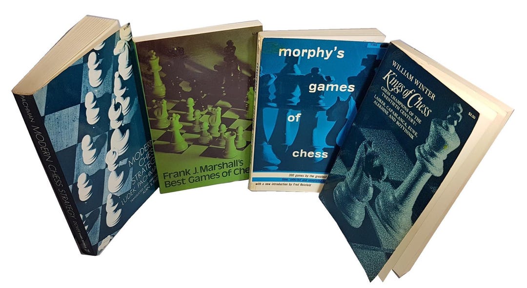 Chess Book, Chess Book Collection, Old Chess Book, Vintage Chess Book ...